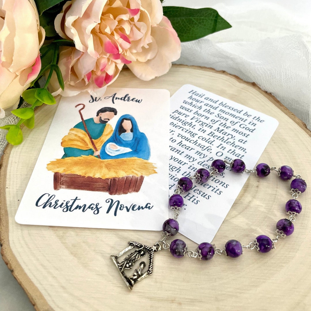 St. Andrew Novena Prayer Card, Catholic Prayer, Advent Tradition ...