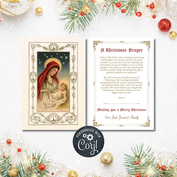 Catholic Prayer Cards - Etsy