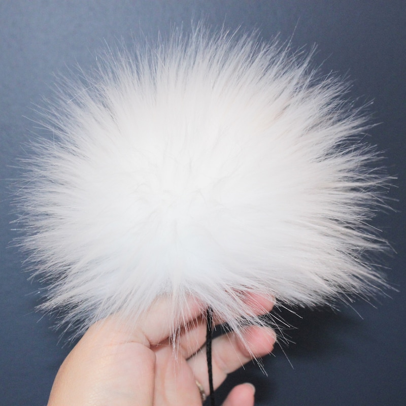 Faux Fur Pom Pom - Etsy
