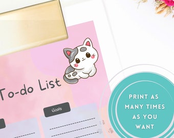 80s Retro to Do List Template is a Printable, Fillable PDF for Tasks ...