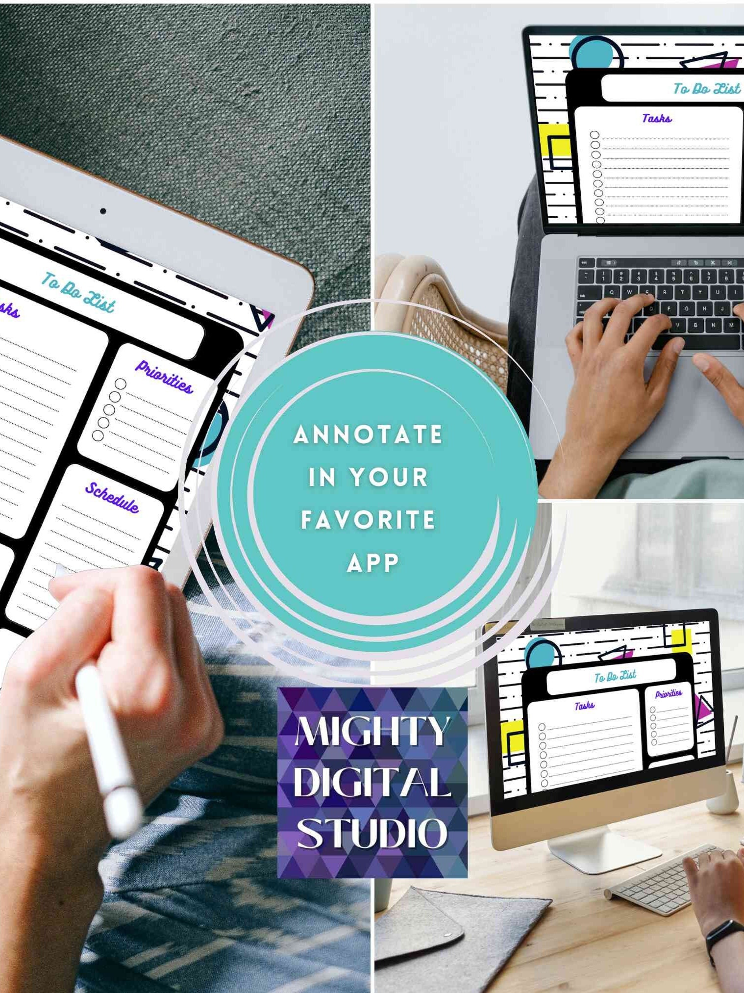 80s Retro to Do List Template is a Printable, Fillable PDF for Tasks ...