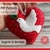 Felt Floral Love Heart Ornaments PDF Tutorial & Pattern for Hand Sewing ...