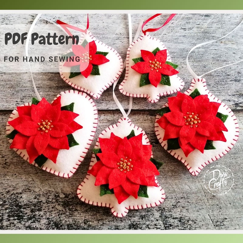 Felt Christmas Ornaments - Etsy