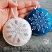Felt Floral Love Heart Ornaments PDF Tutorial & Pattern for Hand Sewing ...