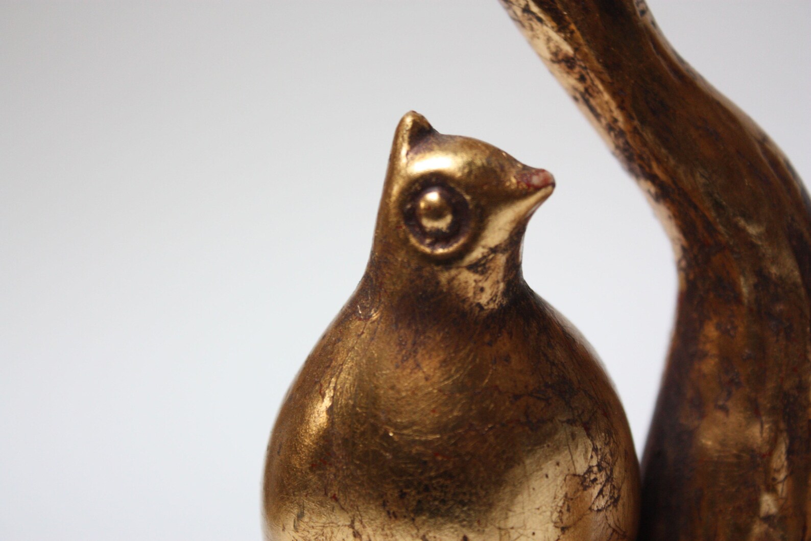 Mid-century Modern Gilded Ceramic 'birds in Tree' Sculpture - Etsy