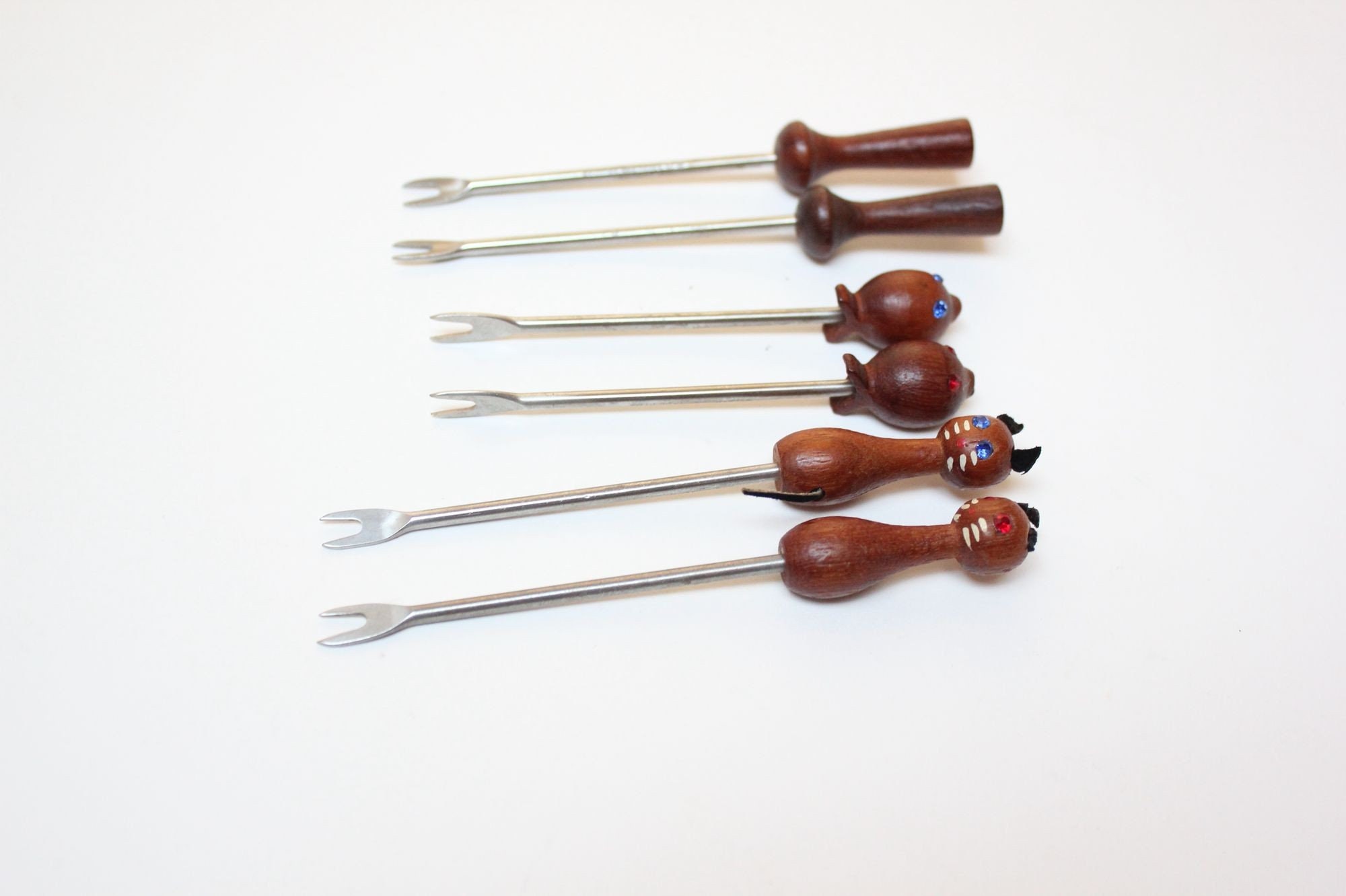 Danish Modern Teak Cat and Fish Cocktail/hors D'oeuvres Picks - Etsy