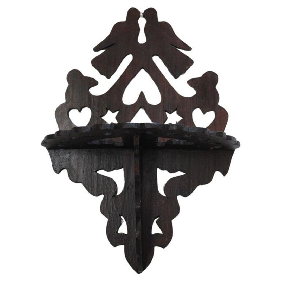 Vintage Folk Art Fretwork Pipe Holder With Bird Motif - Etsy