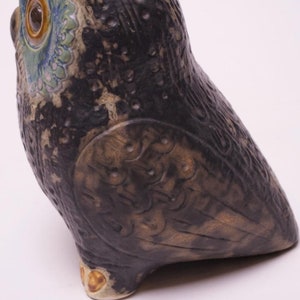 Lladro Enameled Stoneware Owl Figurine - Etsy