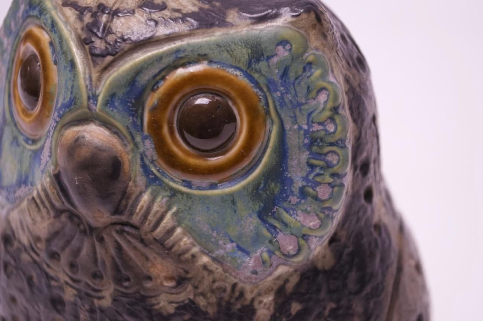 Lladro Enameled Stoneware Owl Figurine - Etsy