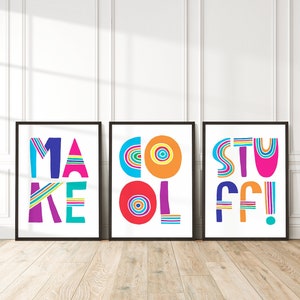 Printable Kids Print, Colorful Art Print, Cute Kids Prints, Art Poster ...