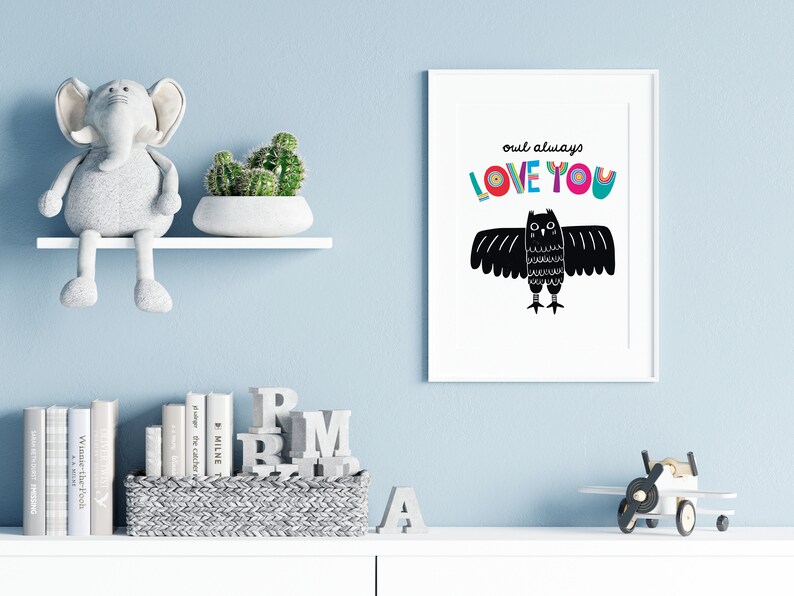 Printable Kids Print Poster for Kids Kids Prints Owl - Etsy