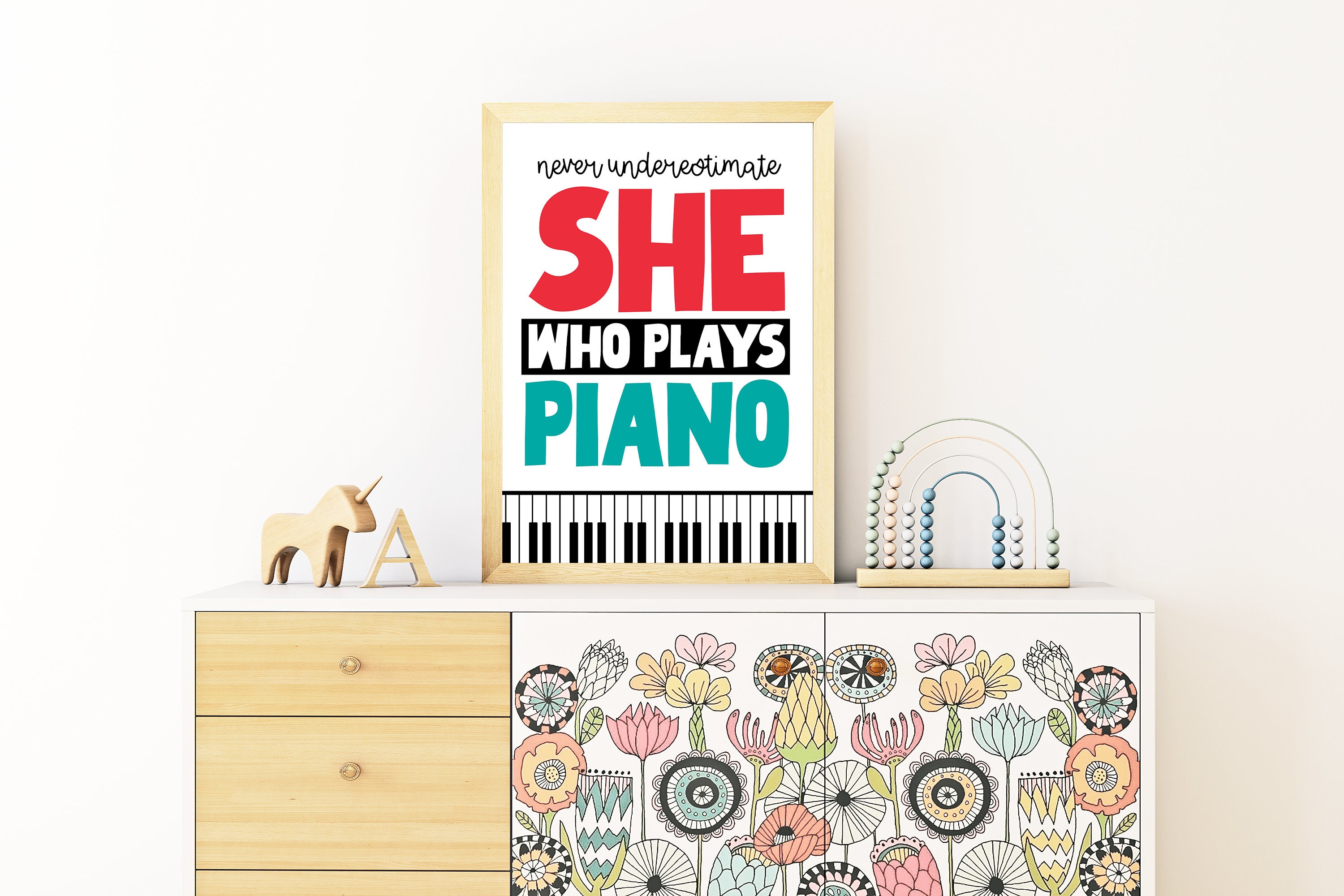Piano Art, Printable Kids Prints, Kids Poster, Piano Poster, Printable ...
