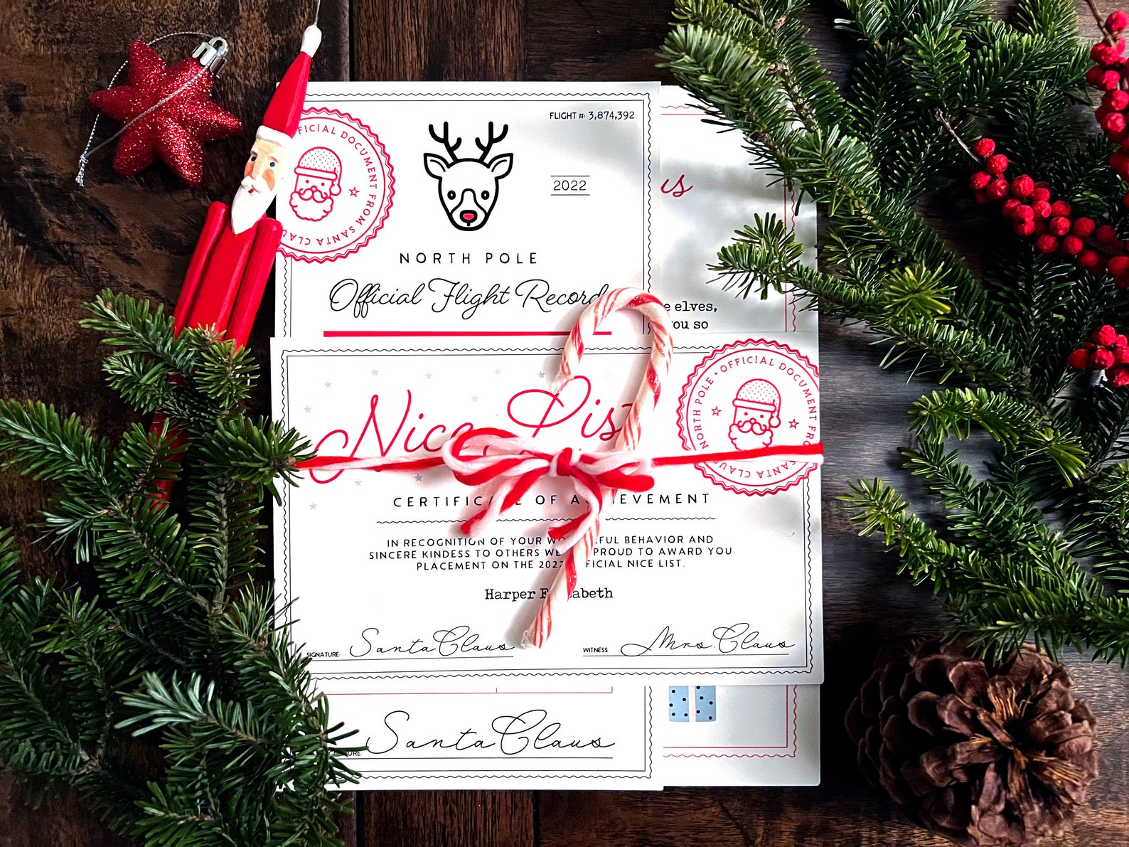 Editable Letter From Santa Personalized Letter From Santa - Etsy