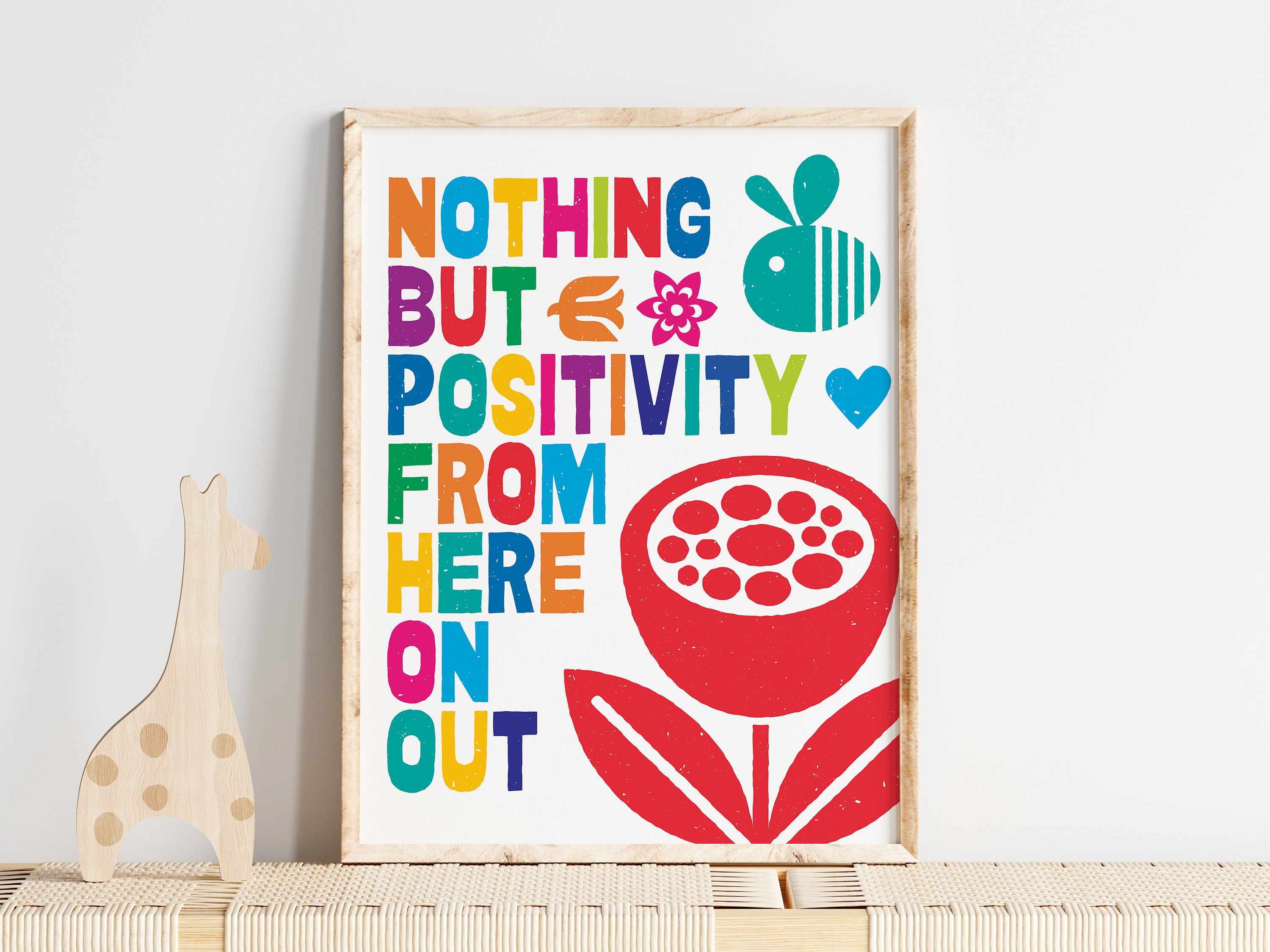 Positive Affirmations Poster for Kids Motivational Print for Kids ...