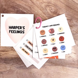 Feelings Chart for Kids Coping Skills Feelings Journal for Kids ...