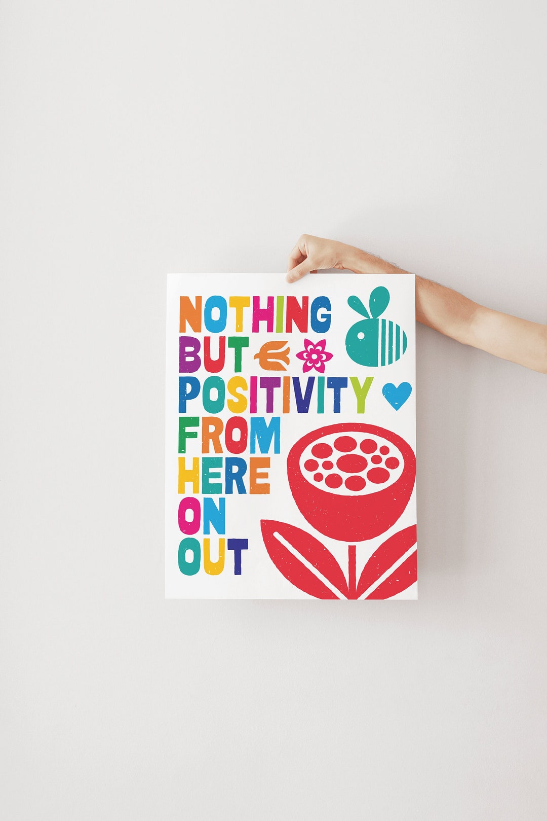 Printable Positive Affirmations Poster Motivational Print for Kids ...