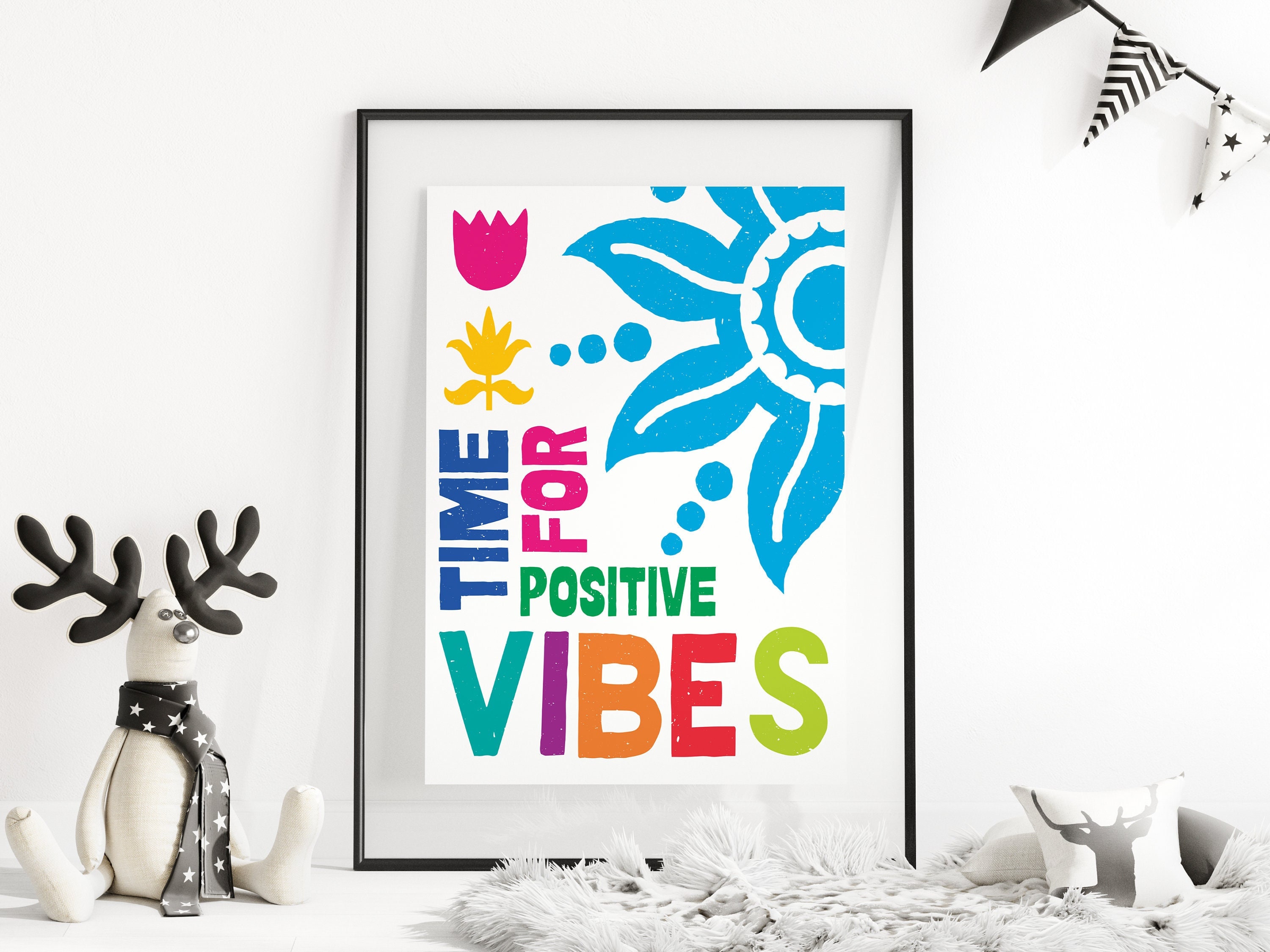 Printable Positive Affirmations Poster Motivational Print for Kids ...