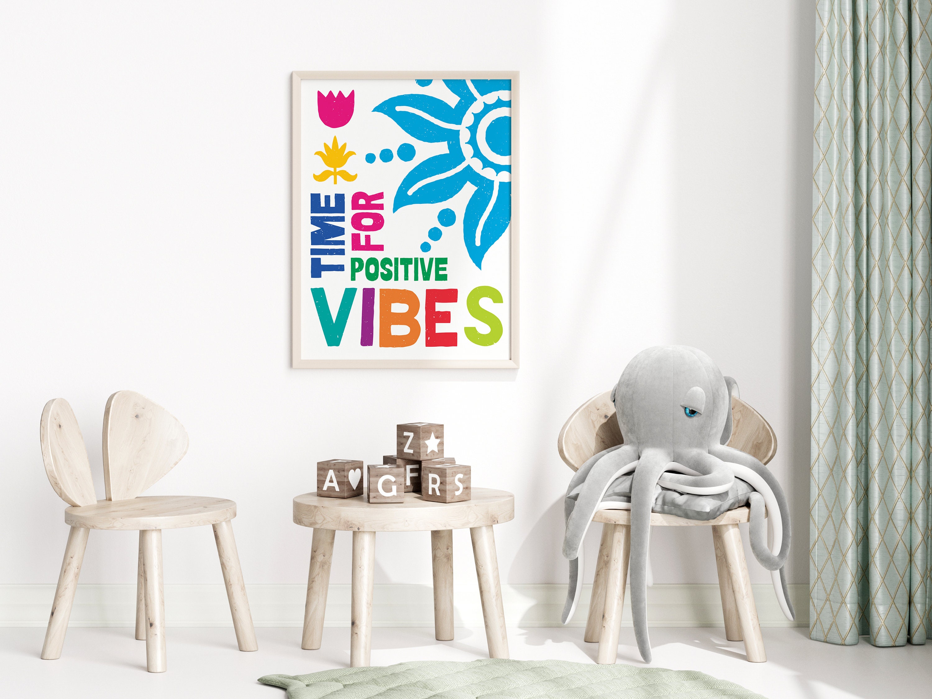 Printable Positive Affirmations Poster Motivational Print for Kids ...