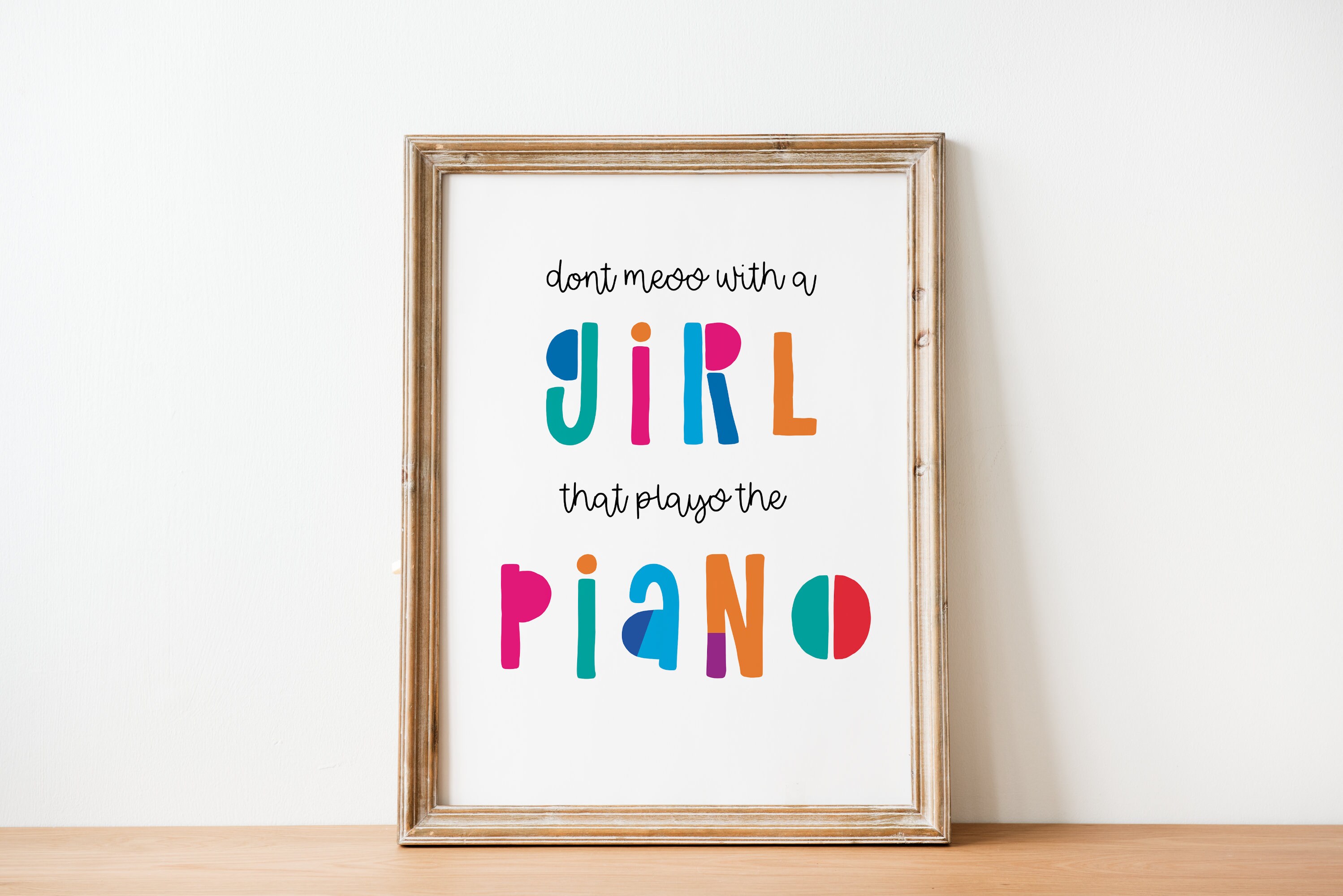 Piano Print, Printable Kids Prints, Kids Poster, Piano Poster ...