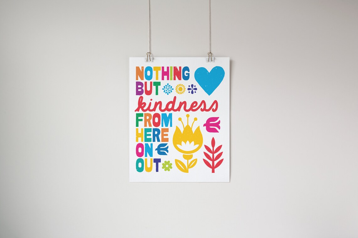 Positive Print for Kids Poster for Kids Therapy Poster Positive ...