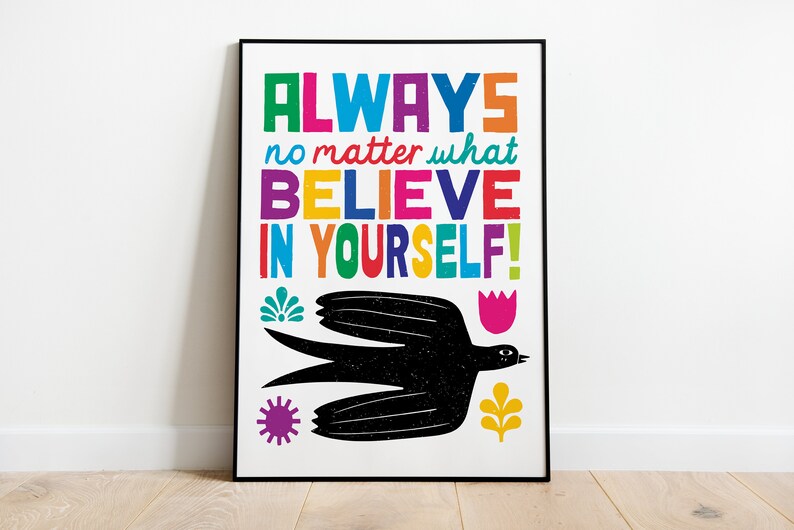 Printable Wall Art for Kids Poster for Kids Motivational Print - Etsy