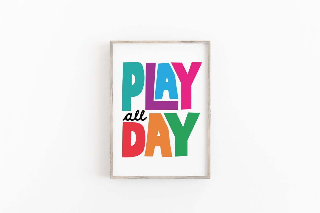 Playroom Poster Printable Kids Print Kids Poster Printable Poster for ...