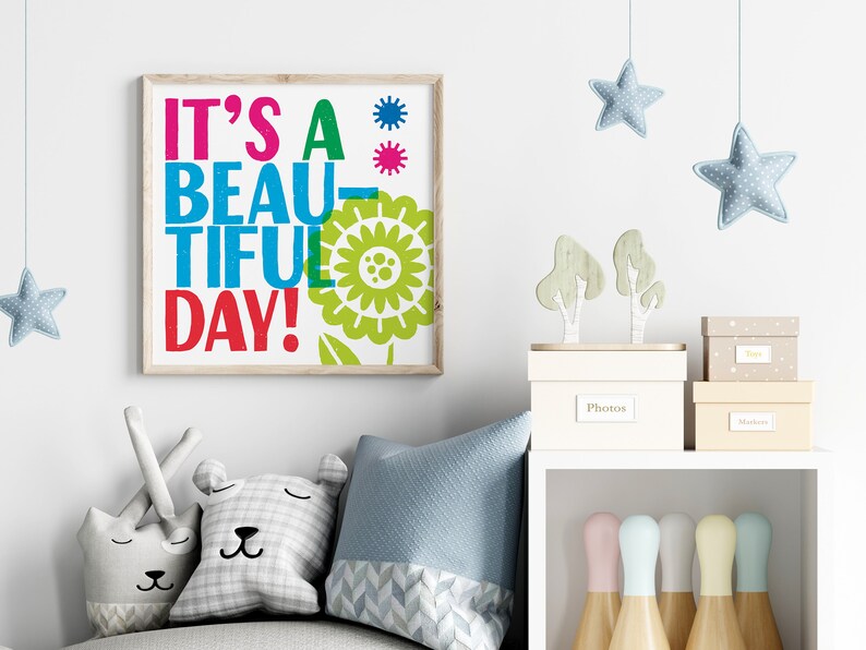 Printable Positive Affirmations Poster Motivational Print for Kids ...