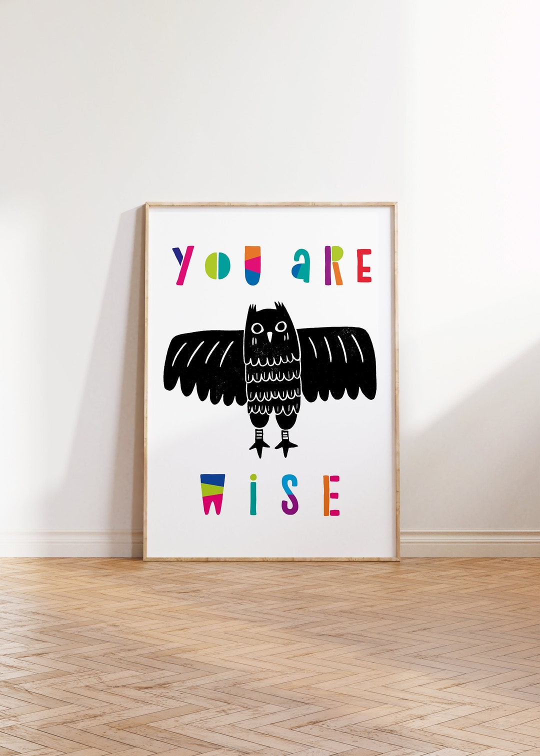 Cute Kids Print, Positive Affirmations, Cute Owl Print, Printable Kids ...