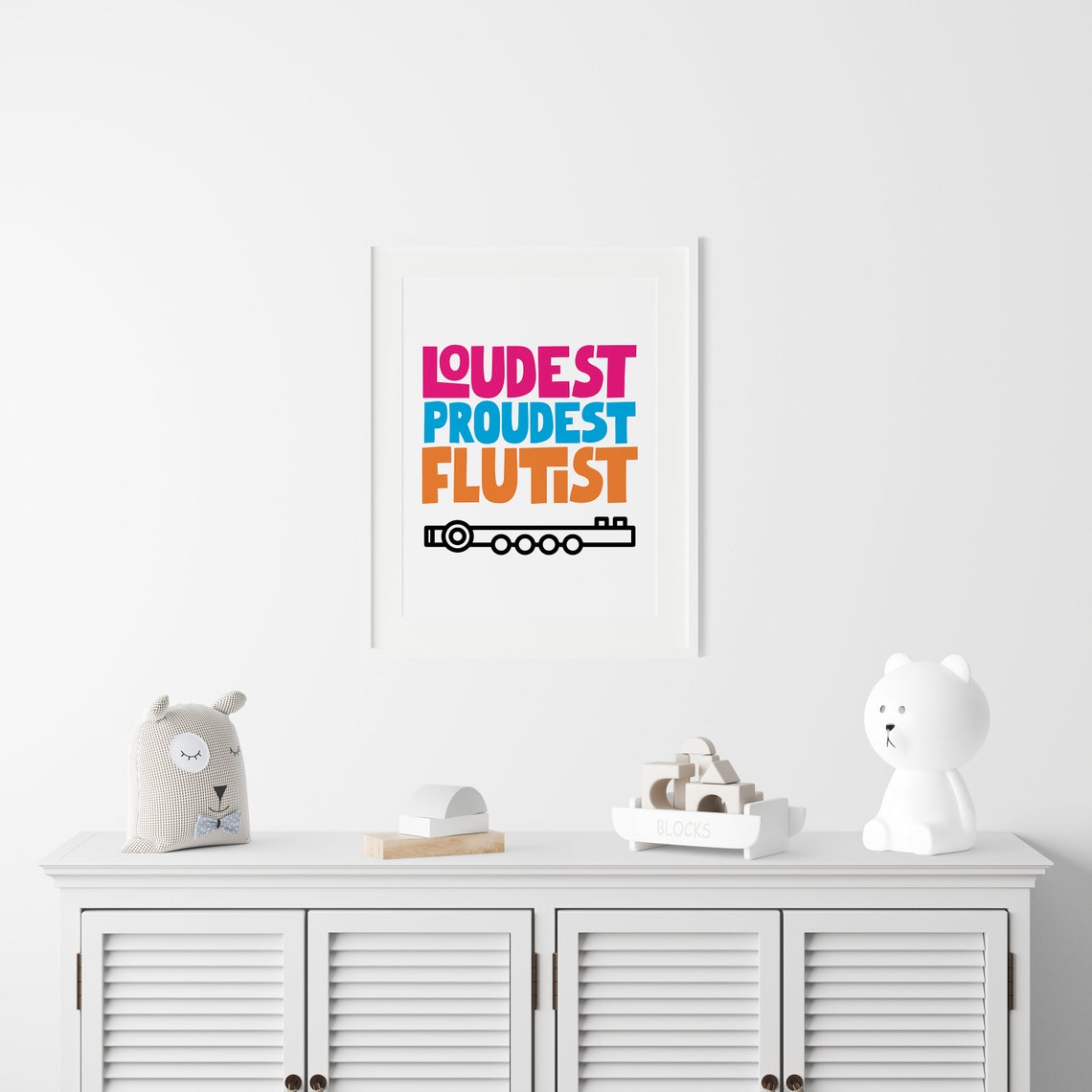 Printable Kids Prints, Flute Print, Kids Poster, Flute Poster ...