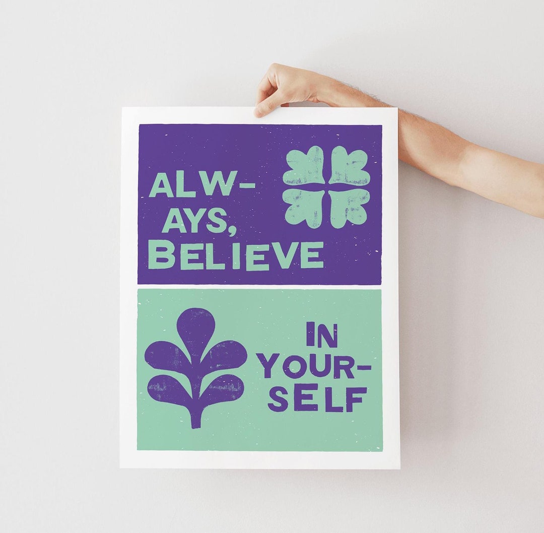 Printable Positive Affirmations Poster Motivational Print for Kids ...