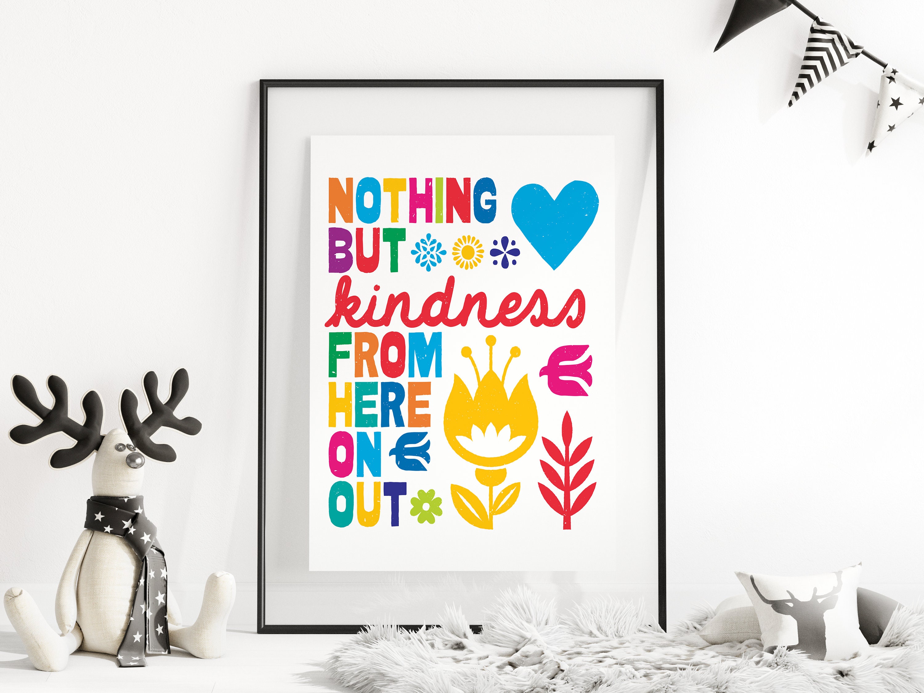 Positive Print for Kids Poster for Kids Therapy Poster Positive ...