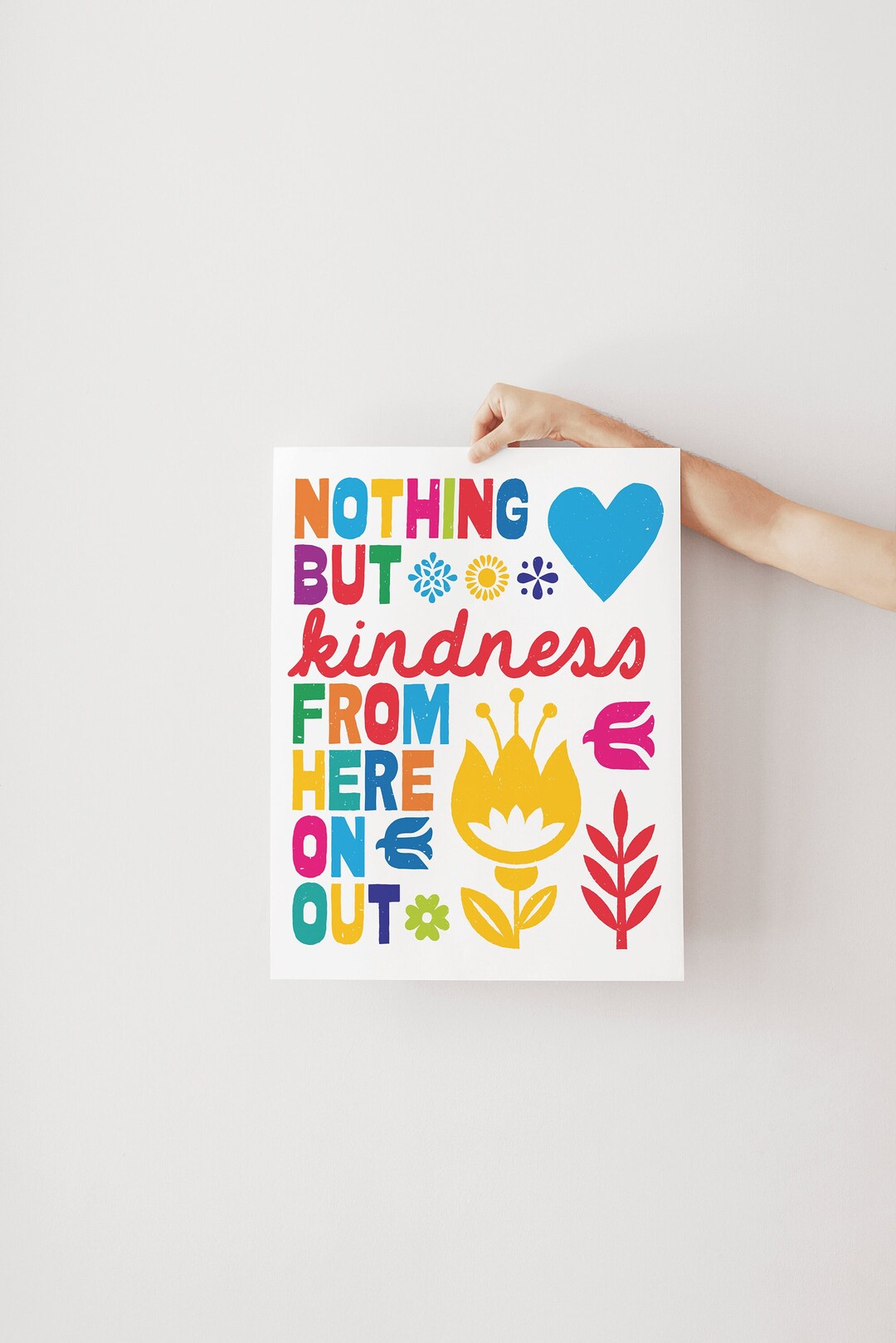 Positive Print for Kids Poster for Kids Therapy Poster Positive ...