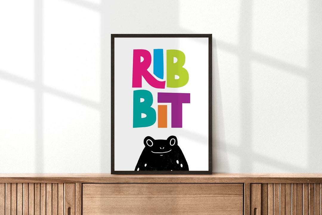Printable Kids Print, Kids Prints, Digital Kids Poster, Bright Kid Art ...