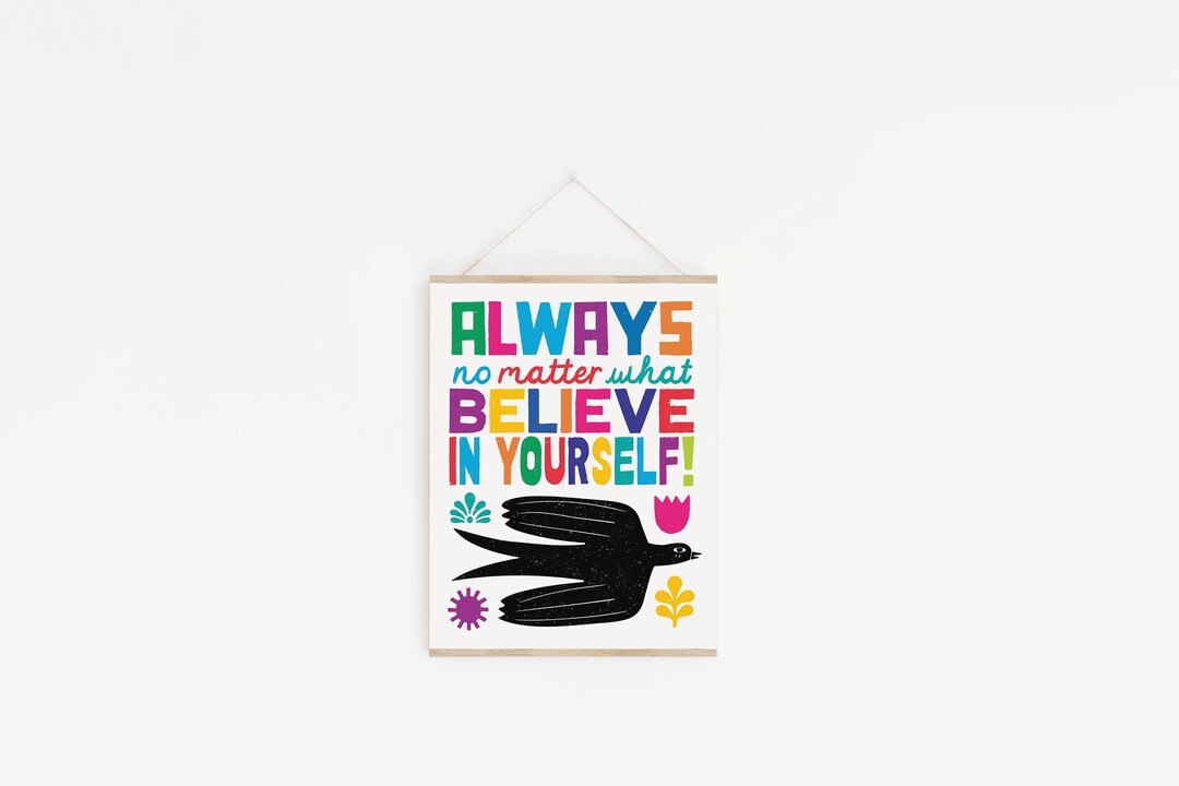 Printable Wall Art for Kids Poster for Kids Motivational Print for Kids ...