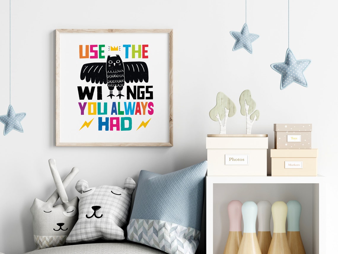 Printable Positive Poster for Kids, Positive Affirmations Print, Cute ...