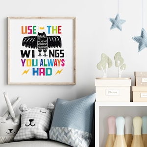 Printable Positive Poster for Kids, Positive Affirmations Print, Cute ...