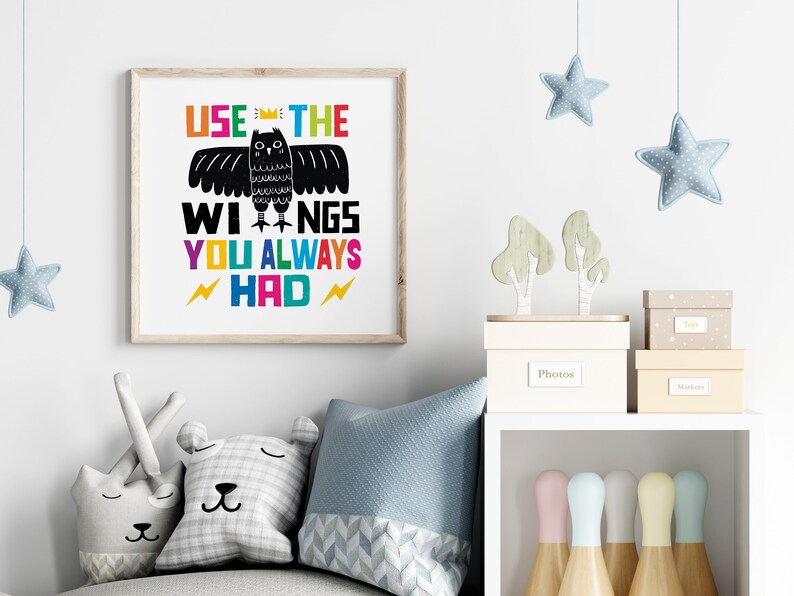 Printable Positive Poster for Kids, Positive Affirmations Print, Cute ...