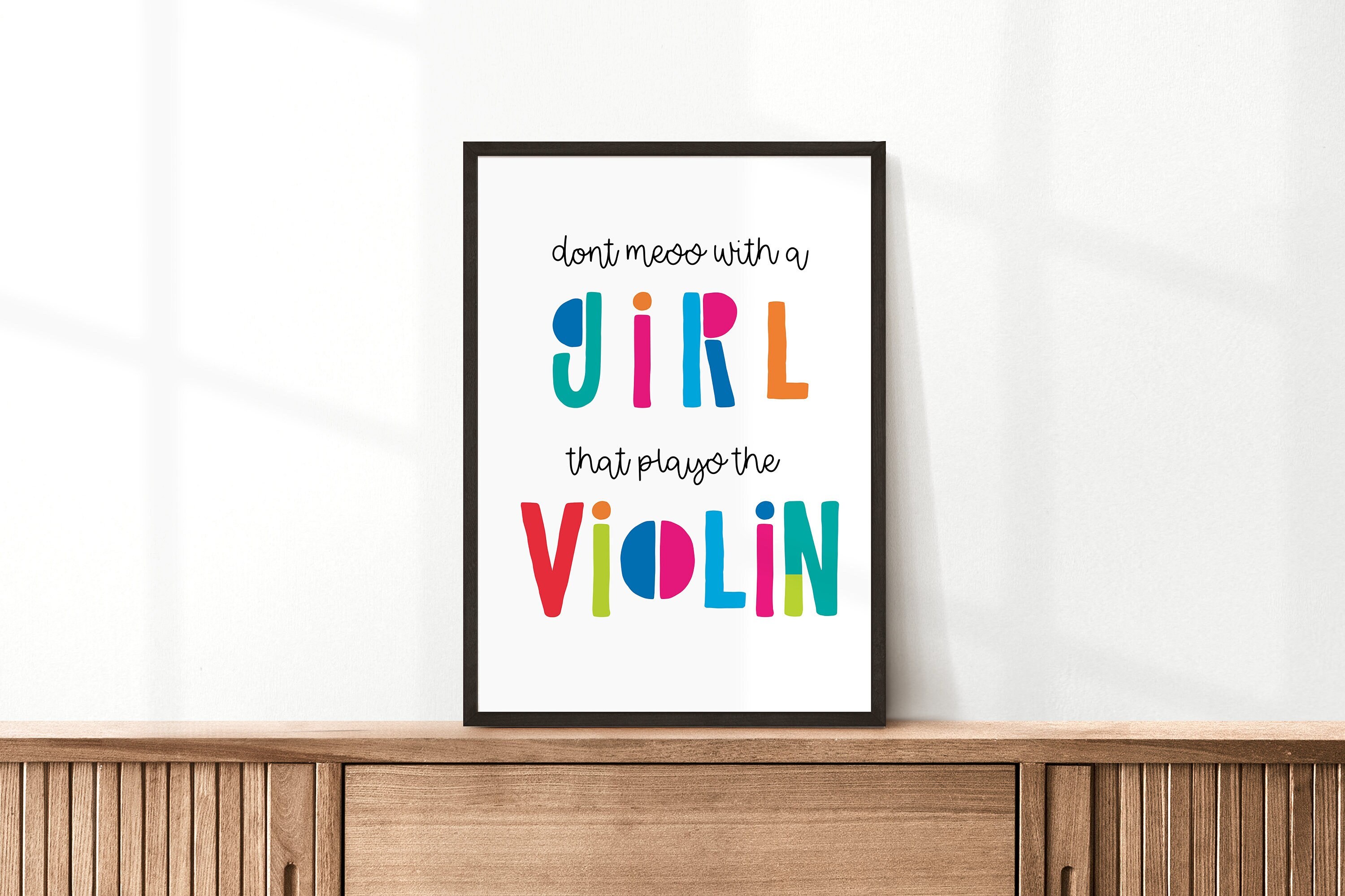 Violin Print Printable Kids Prints Kids Poster Violin - Etsy