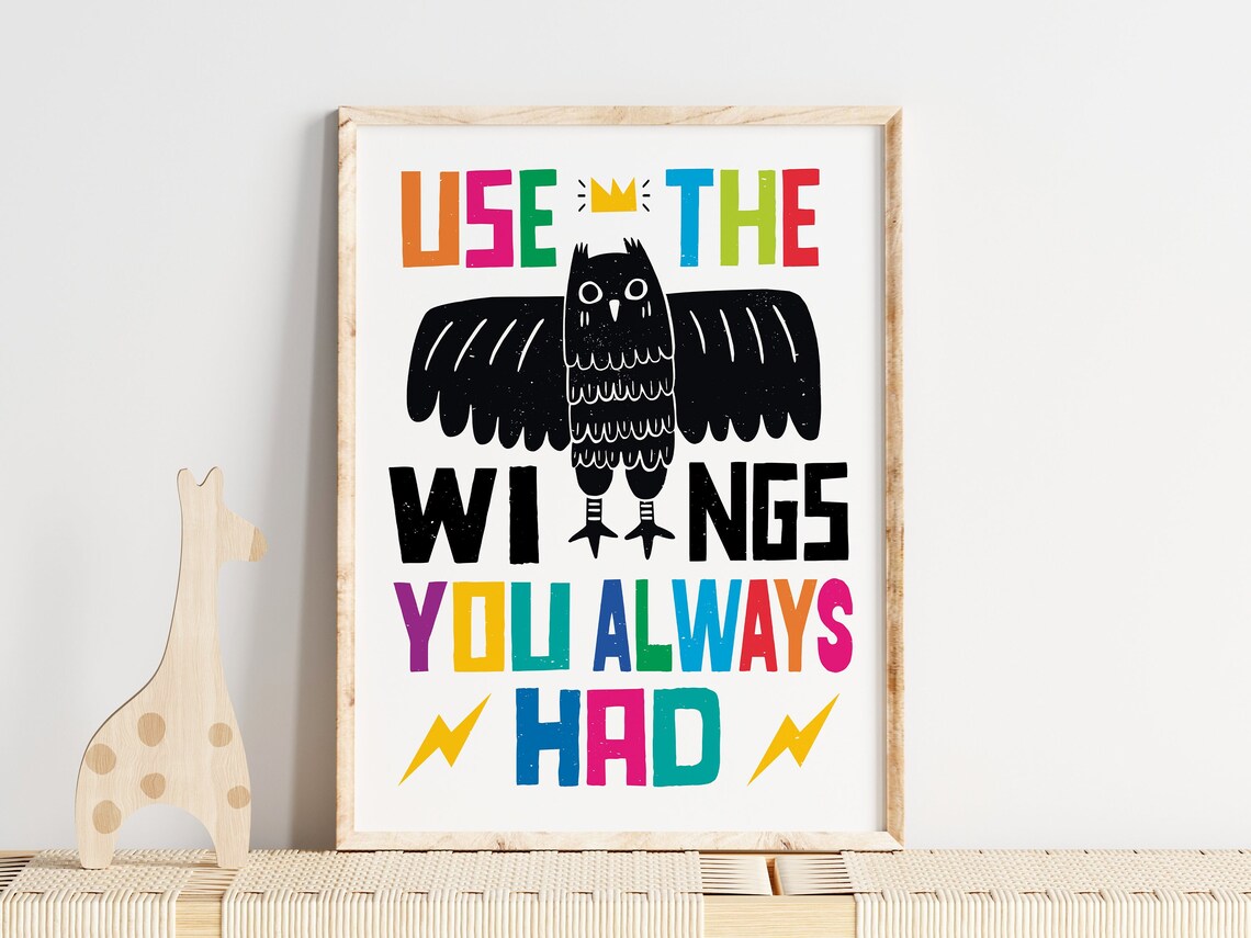 Printable Positive Poster for Kids, Positive Affirmations Print, Cute ...