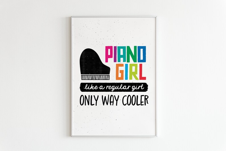 Printable Piano Print, Kids Poster, Piano Poster, Piano Art, Music ...