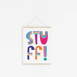 Printable Kids Print, Colorful Art Print, Cute Kids Prints, Art Poster ...