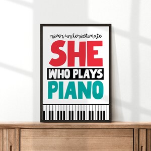 Piano Art, Printable Kids Prints, Kids Poster, Piano Poster, Printable ...
