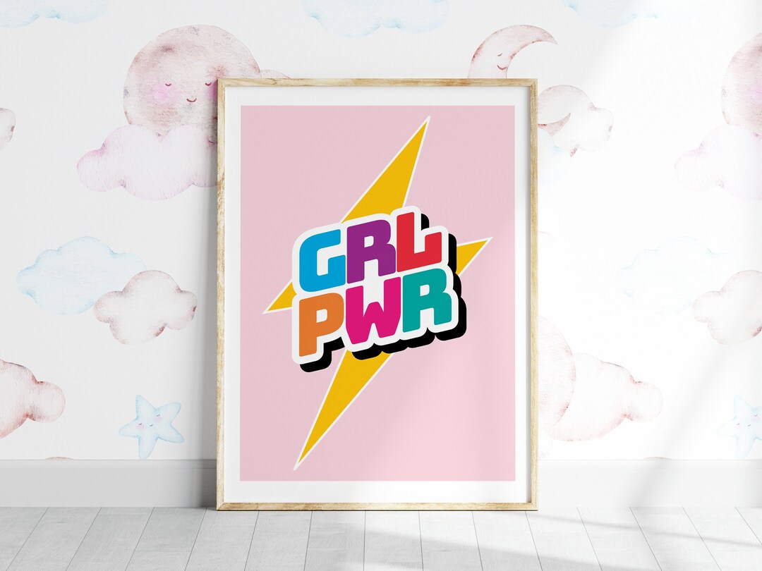 Positive Affirmations for Girls, Female Empowerment Print, Poster for ...