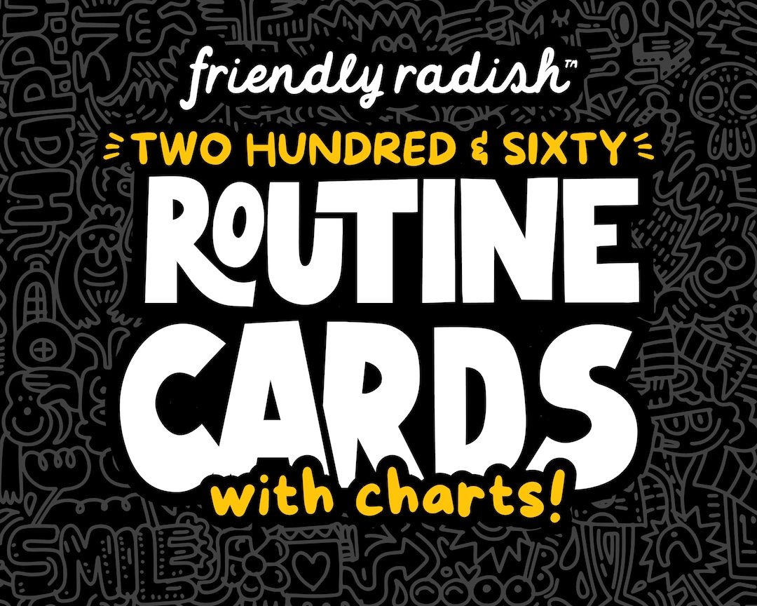 Editable Visual Schedule Daily Visual Routine Chart Daily Routine for ...