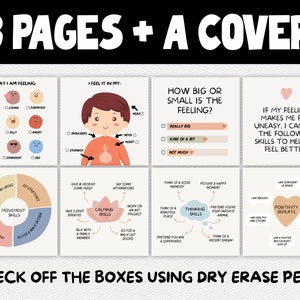 Feelings Chart for Kids Coping Skills Feelings Journal for Kids ...