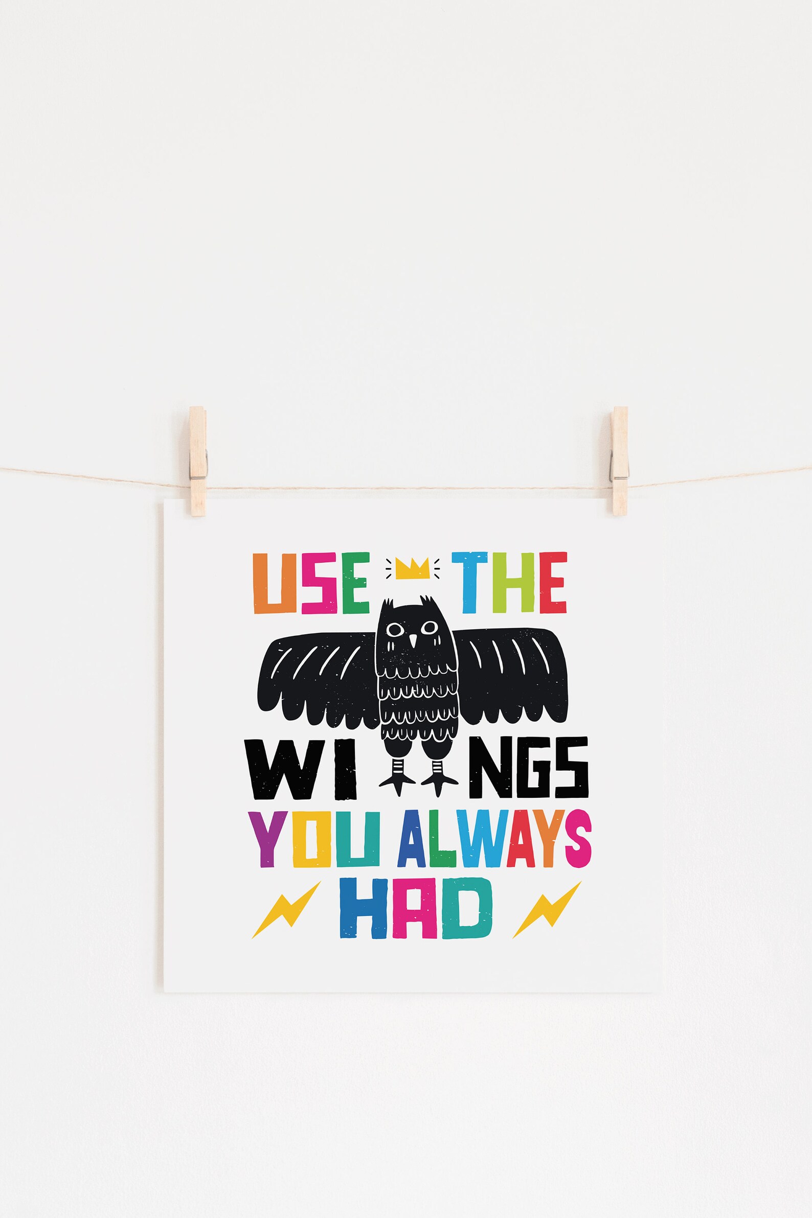 Positive Poster for Kids, Positive Affirmations Print, Cute Owl Print ...