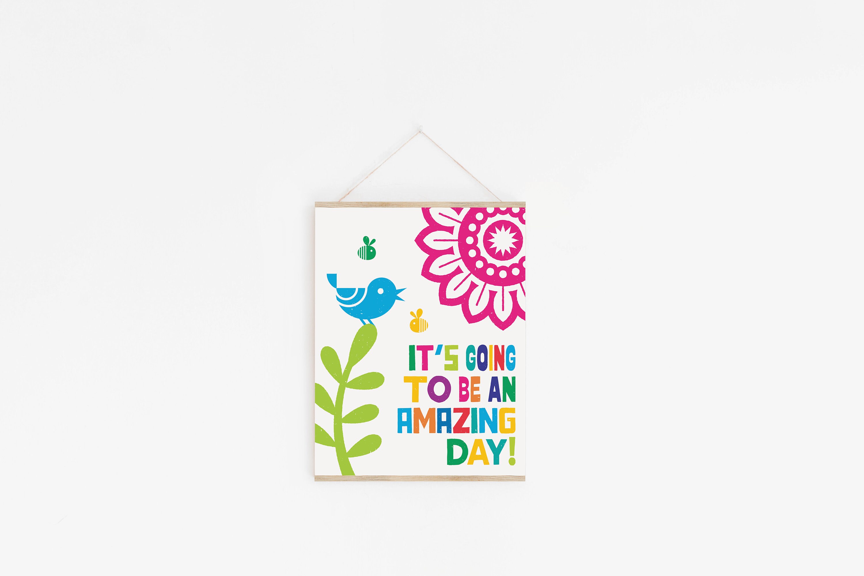 Printable Positive Affirmations Poster Happy Print for Kids ...