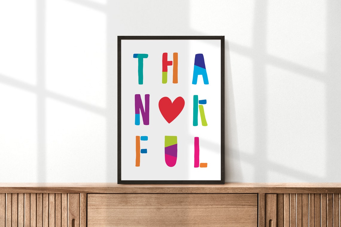 Bright Nursery Art Colorful Printable Kids Prints Kids - Etsy