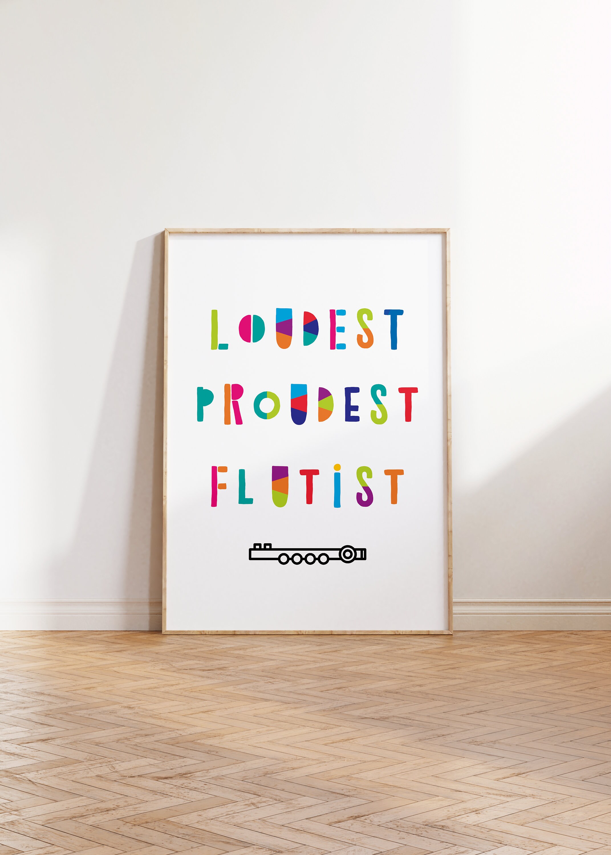 Flute Print, Printable Kids Prints, Kids Poster, Flute Poster ...