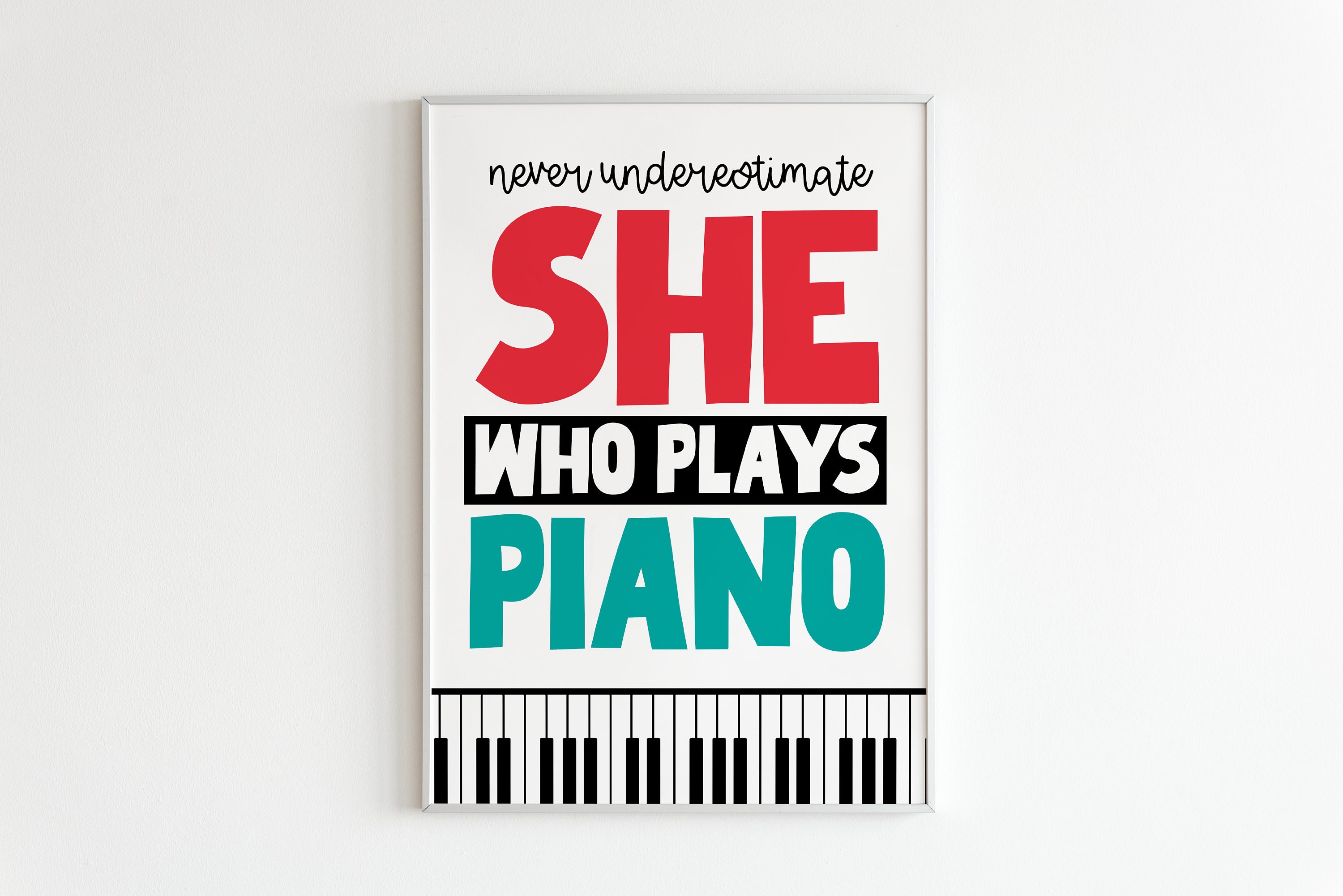 Piano Art, Printable Kids Prints, Kids Poster, Piano Poster, Printable ...